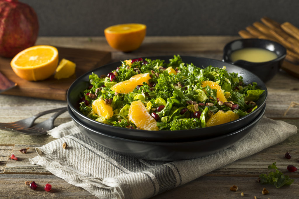 Winter Kale Salad with Orange and Pomegranate | A Menu For You ...