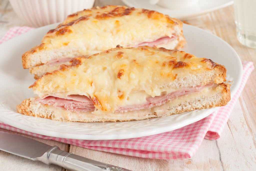 Croque Monsieurs (Baked Ham and Cheese Sandwiches) | A Menu For You